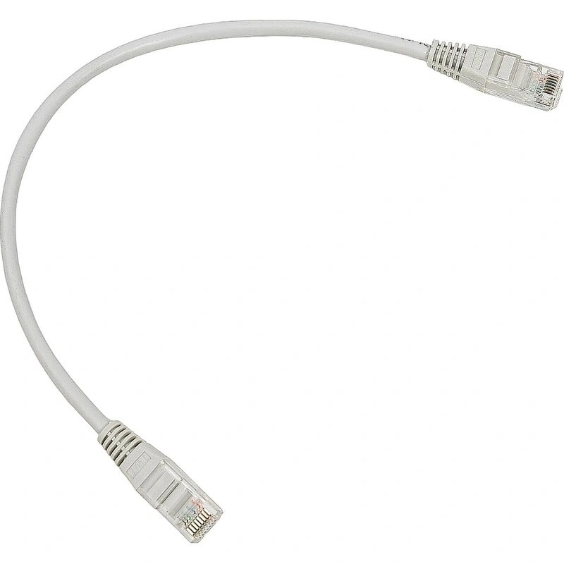 Патч-корд TWT TWT-45-45-0.3-GY UTP кат.5e, 0.3 м, серый