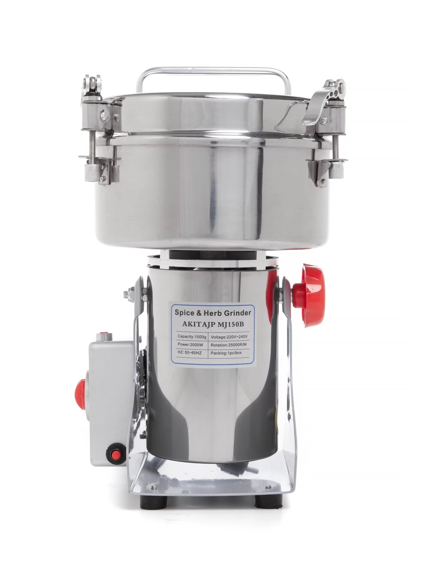 Электрическая мельница для помола зерна в муку AKITAJP MJ150B (3000 Вт) специй кофе профессиональная