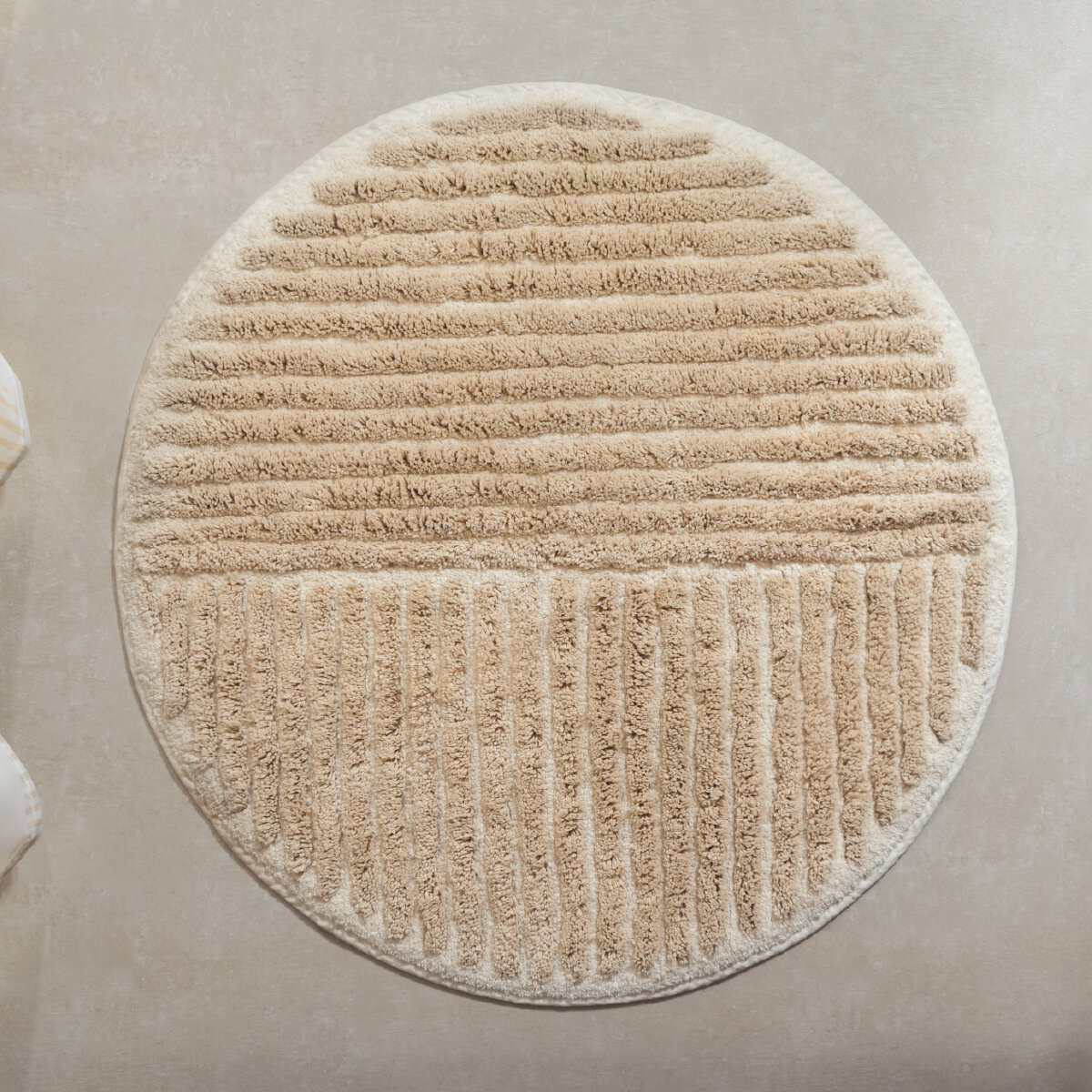 Коврик для ванной комнаты 70 х 70 см Nebeskvit, цвет Бежевый