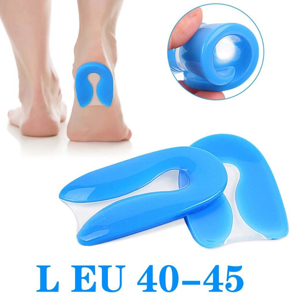 Силиконовые подушечки для пятки L EU 40-45