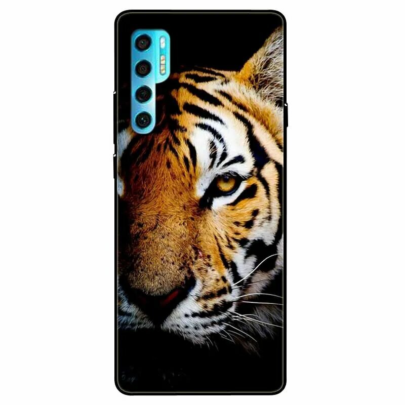 Для TCL 20 Pro 5G Чехол T810H Силиконовый бампер Модные мягкие чехлы из ТПУ с рисунком для TCL 20Pro 5G Чехол для телефона Coque для TCL20Pro Owl