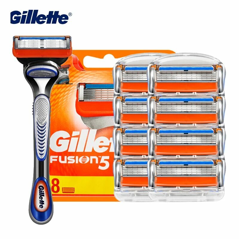 Gillette Fusion 5 Лезвия для бритвы 4pcs/8pcs/16pcs 1handle 8blades