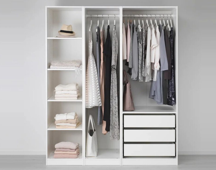 Макс гардеробная 175х58х233 семенные гардеробная система Макс