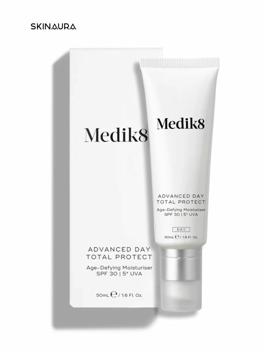Medik8 Advanced Day Total Protect SPF 30,50ml дневной крем для лица с SPF, защита от UVA/UVB и фотостарения, 50 мл