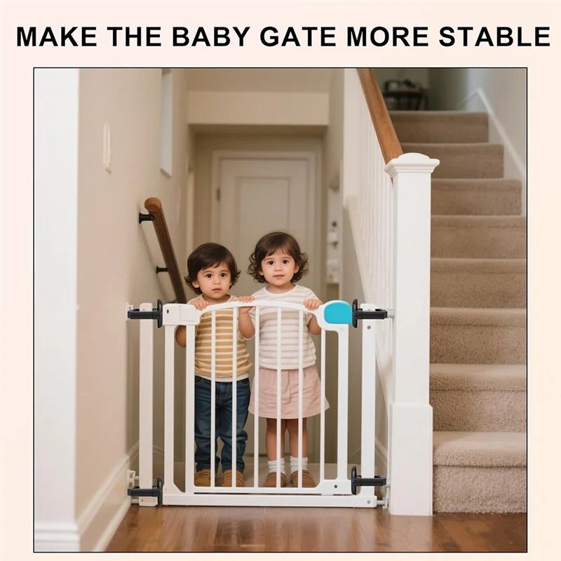 ABMF Универсальный комплект креплений для детских ворот на лестницу, 2 шт.