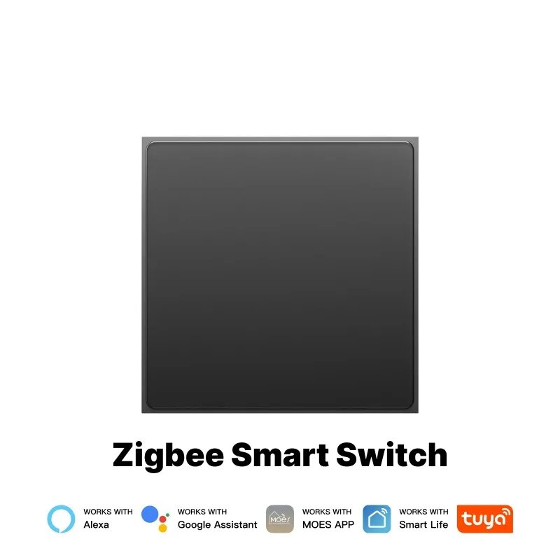 ZigBee сенсорный выключатель MOES, серый