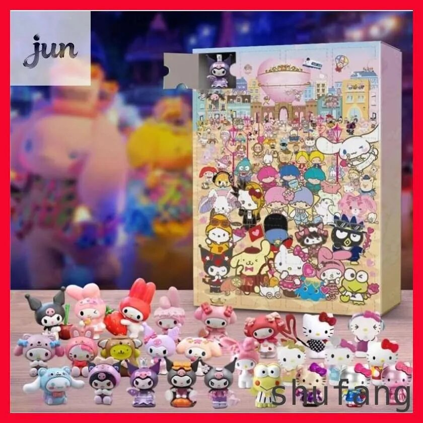24 шт. адвент календарь Hello Kitty Kuromi / Хелло Китти и Куроми