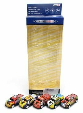 Игрушечная машинка Набор машин инерционных (5 штук) пикап,6 видов в коробке