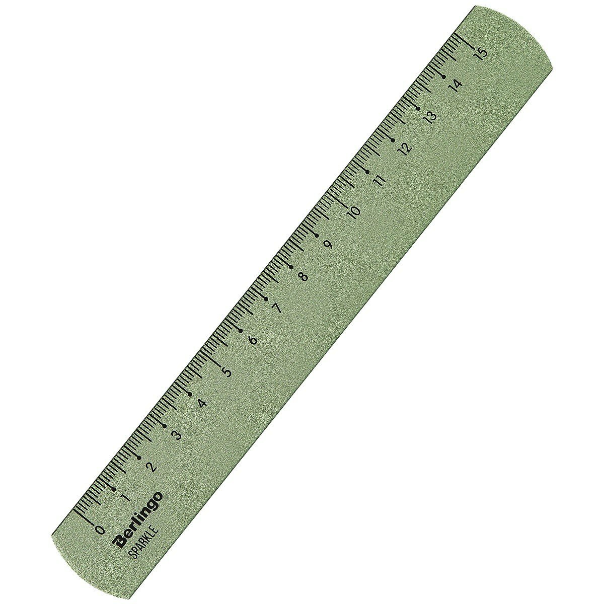 Линейки 15см " Sparkle" алюминиевая, ассорти