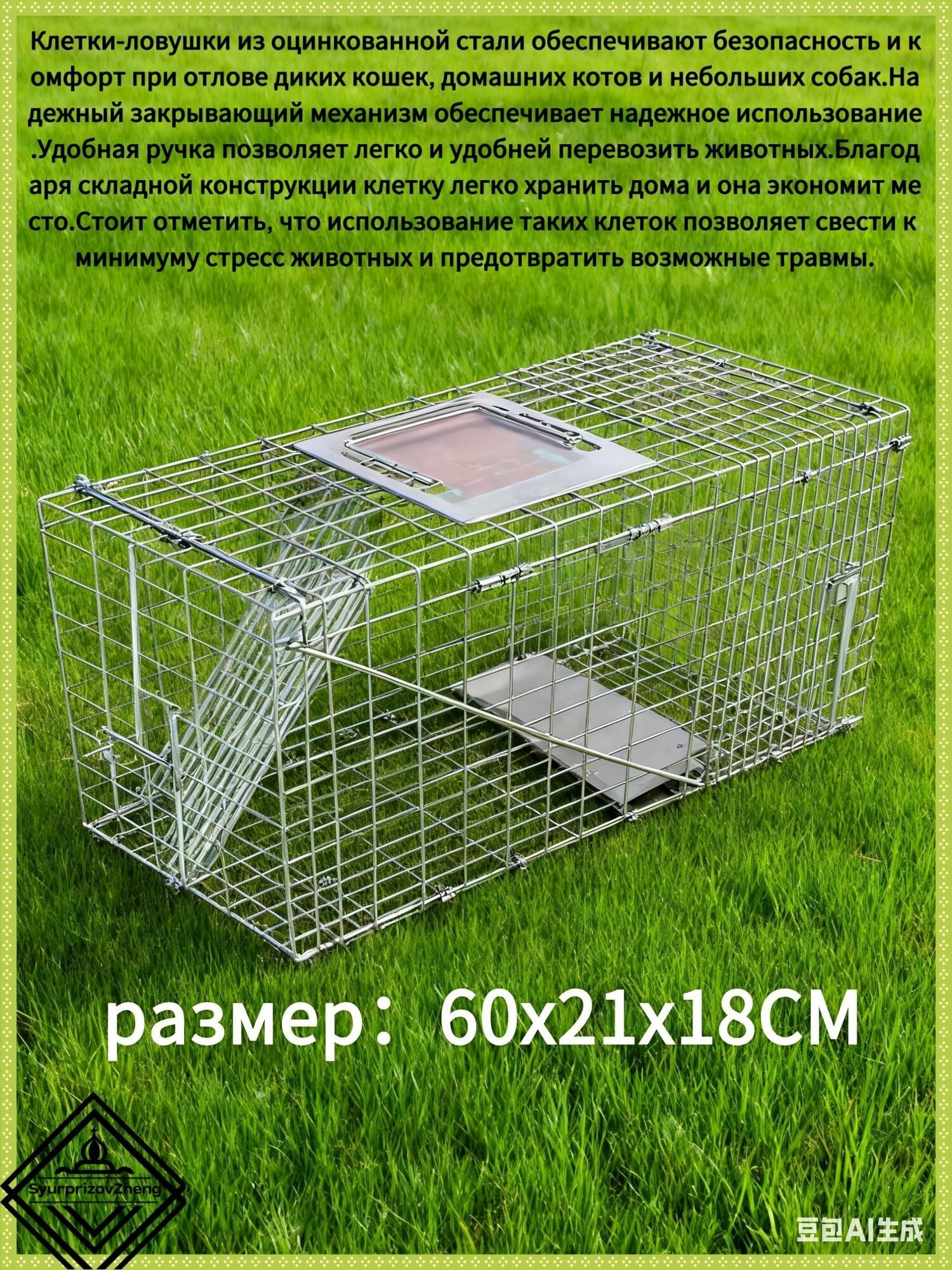 Клетка-ловушка складная: прочная и удобная ловушка для животных