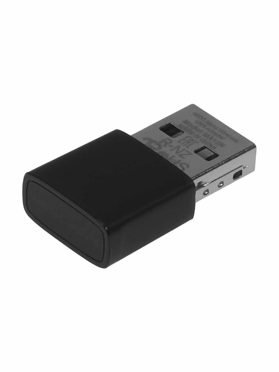 Адаптер Wi-Fi MERCUSYS MA12N (N300, 802.11b/g/n, 2.4ГГц, USB 2.0) (MA12N)