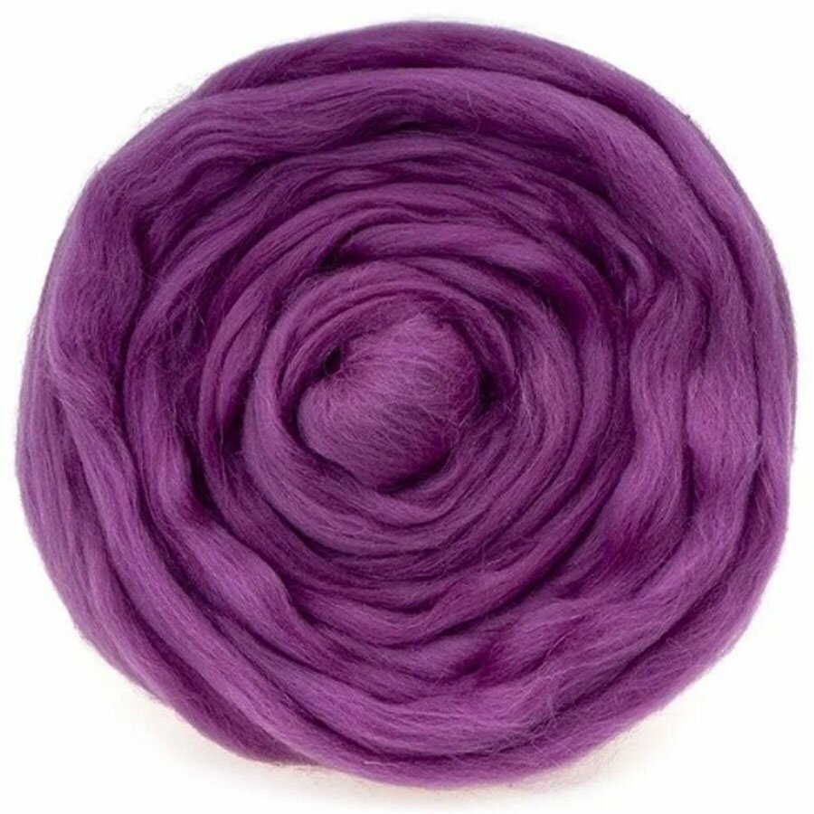 Гребенная лента (топс) 058 сирень 50 гр