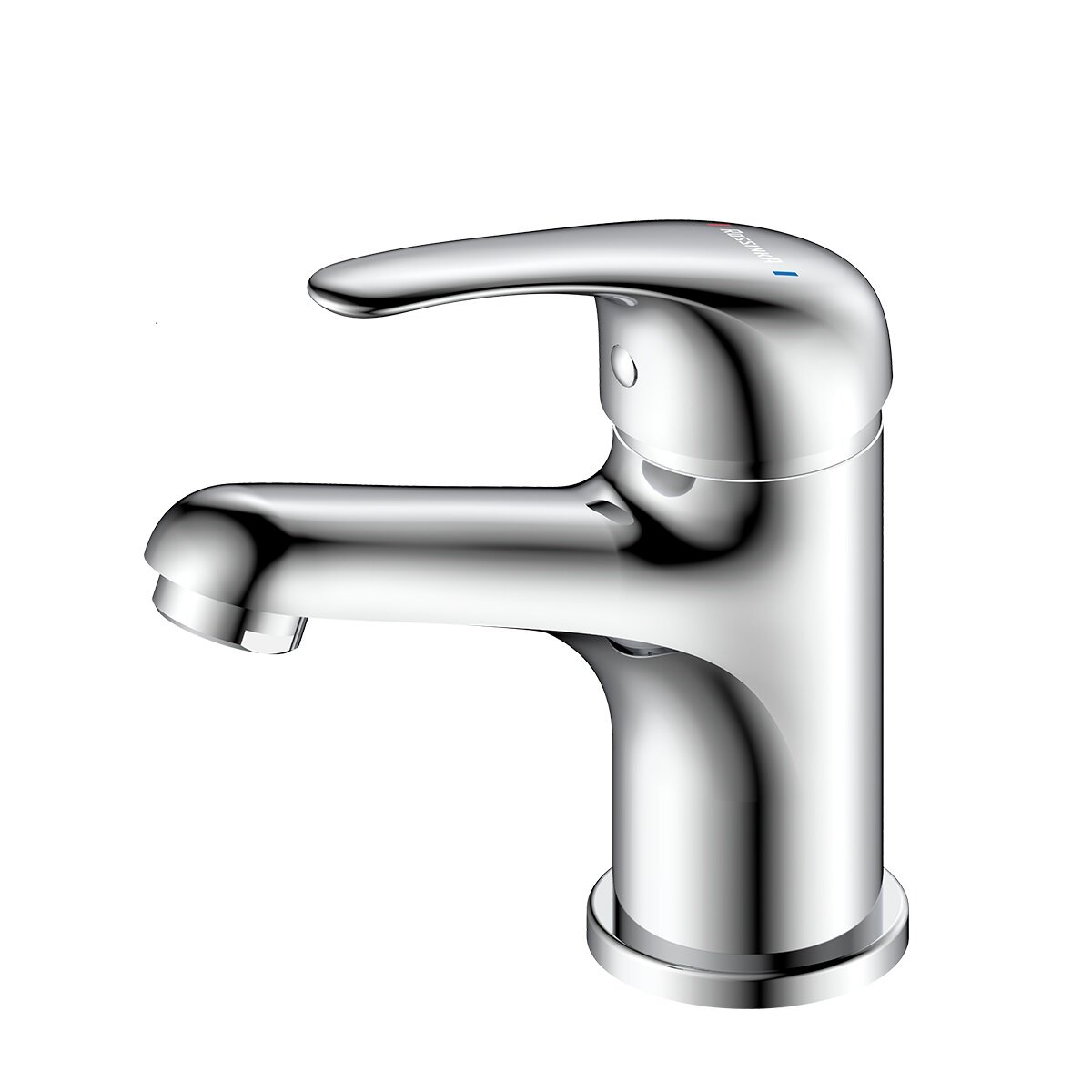 Смеситель для раковины с коротким изливом Rossinka A35-13, однорычажный, хром