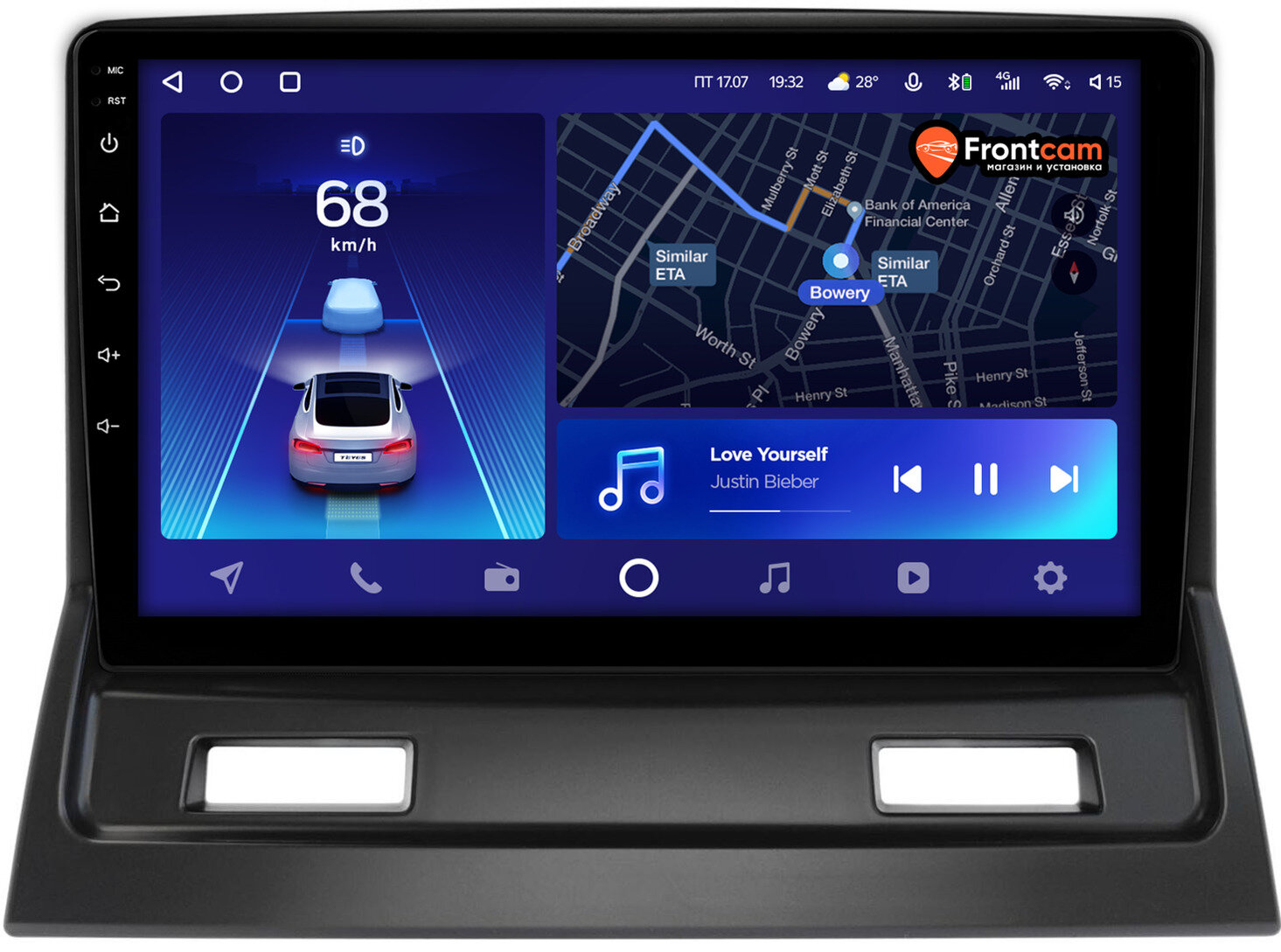 Штатная магнитола Mitsubishi Galant 9 2003-2012 Teyes CC2 PLUS 6/128 9" RM-9-118 Android 10 (4G-SIM, DSP, QLed)