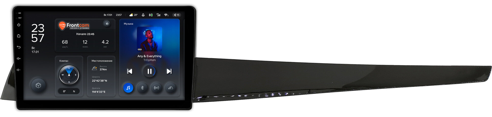 Штатная магнитола Teyes X1 WIFI 2/32 10" RM-10-1492 Renault Latitude, Laguna 3 2007-2015 Android 8.1 (DSP, IPS, AHD)