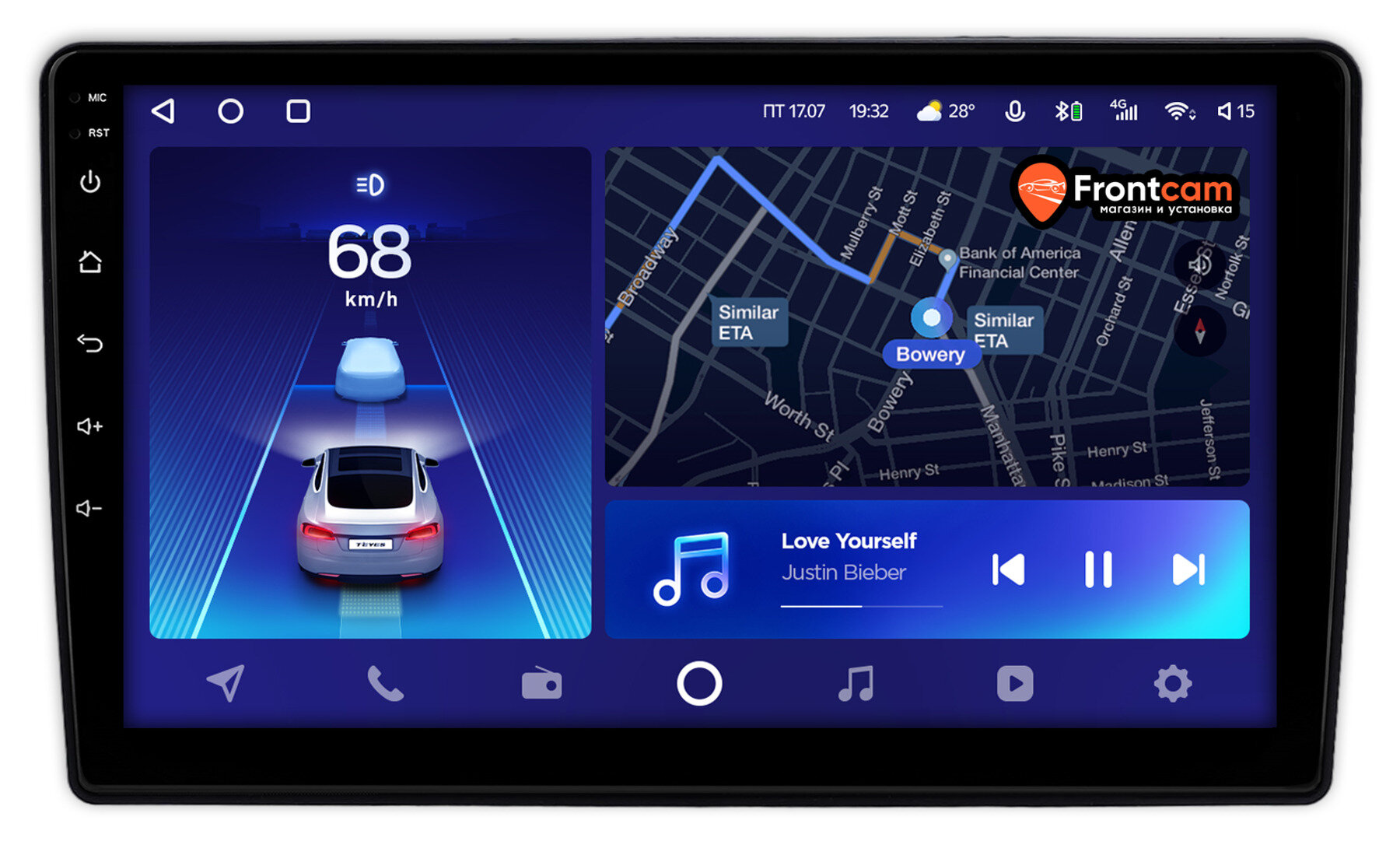 Штатная магнитола Volkswagen Caravelle T6, Multivan T6, Transporter T6 (2015-2020) Teyes CC2 PLUS 4/32 10" RM-10-2274 Android 10 (4G-SIM, DSP, QLed)