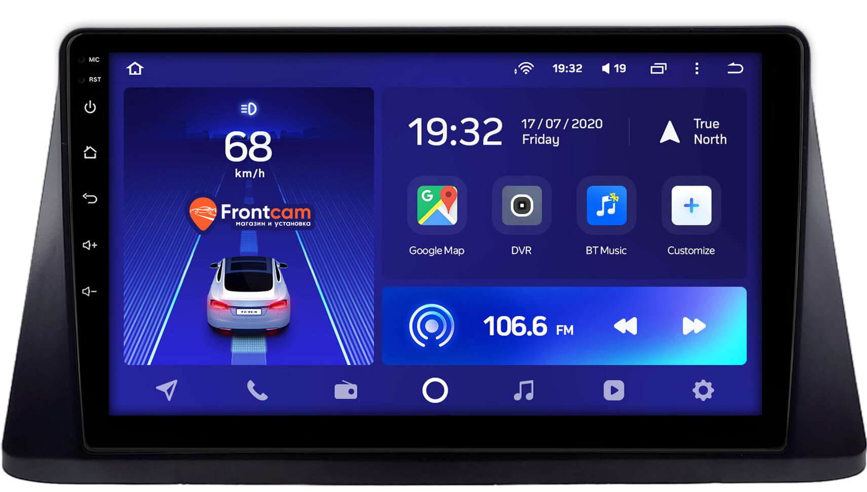 Штатная магнитола Mercedes-Benz Sprinter 2000-2006 Teyes CC2L PLUS 2/32 9" RM-9-2278 Android 8.1 (DSP, IPS, AHD)