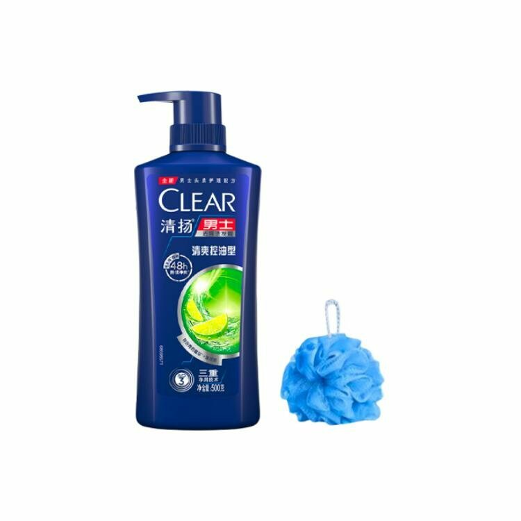Шампунь мужской CLEAR, от перхоти, глубокая очистка, контроль масла, облегчение зуда, легкий