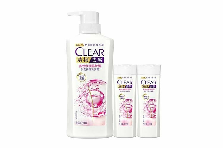 Шампунь унисекс CLEAR 5731006, 500g+100g*2, от перхоти мультиэффект увлажняющий питающий для кожи головы