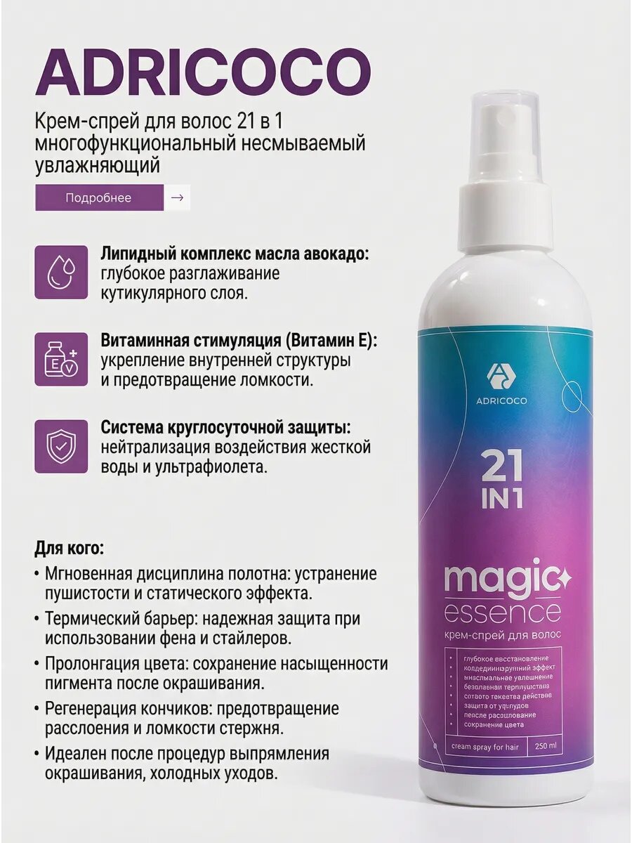 Мультифункциональный крем-флюид 21 в 1