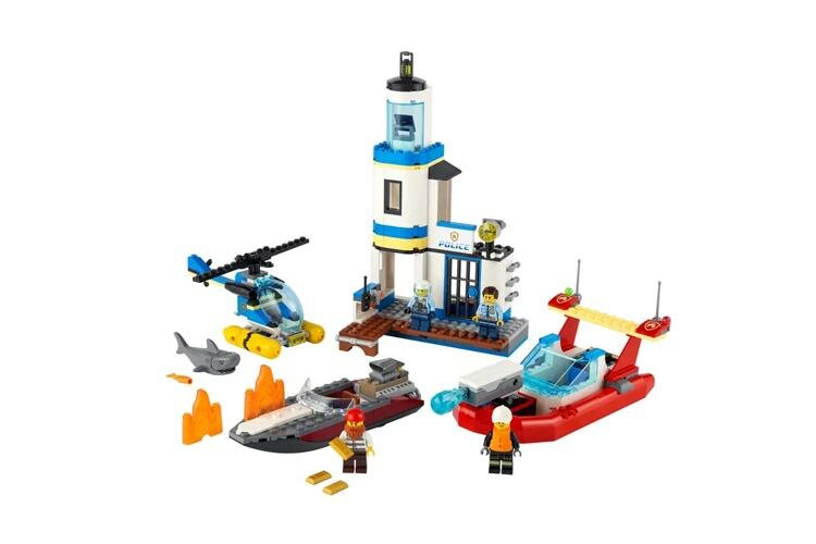 Строительные блоки унисекс LEGO City 60308, зелёно-фиолетовые, 300 деталей