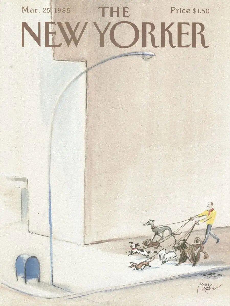 Постер New Yorker Нью Йоркер март, 30 x 40 см (без полей), бумага, без рамы — фото 1