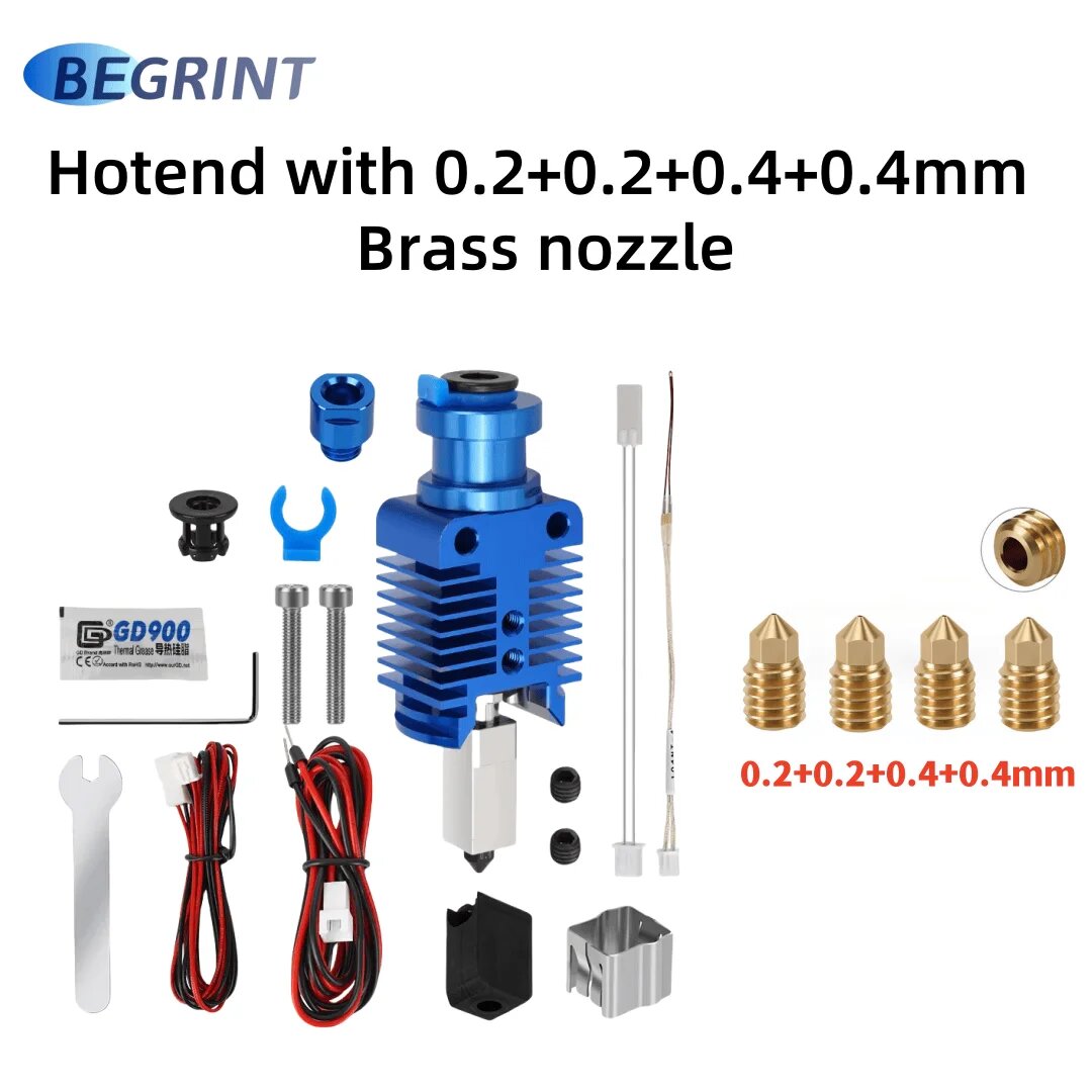 Hotend Begrint с набором сопел 0.2/0.4 мм, B2244