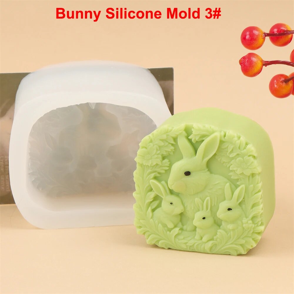 Силиконовая форма "Пасхальный кролик", Bunny Mold 3