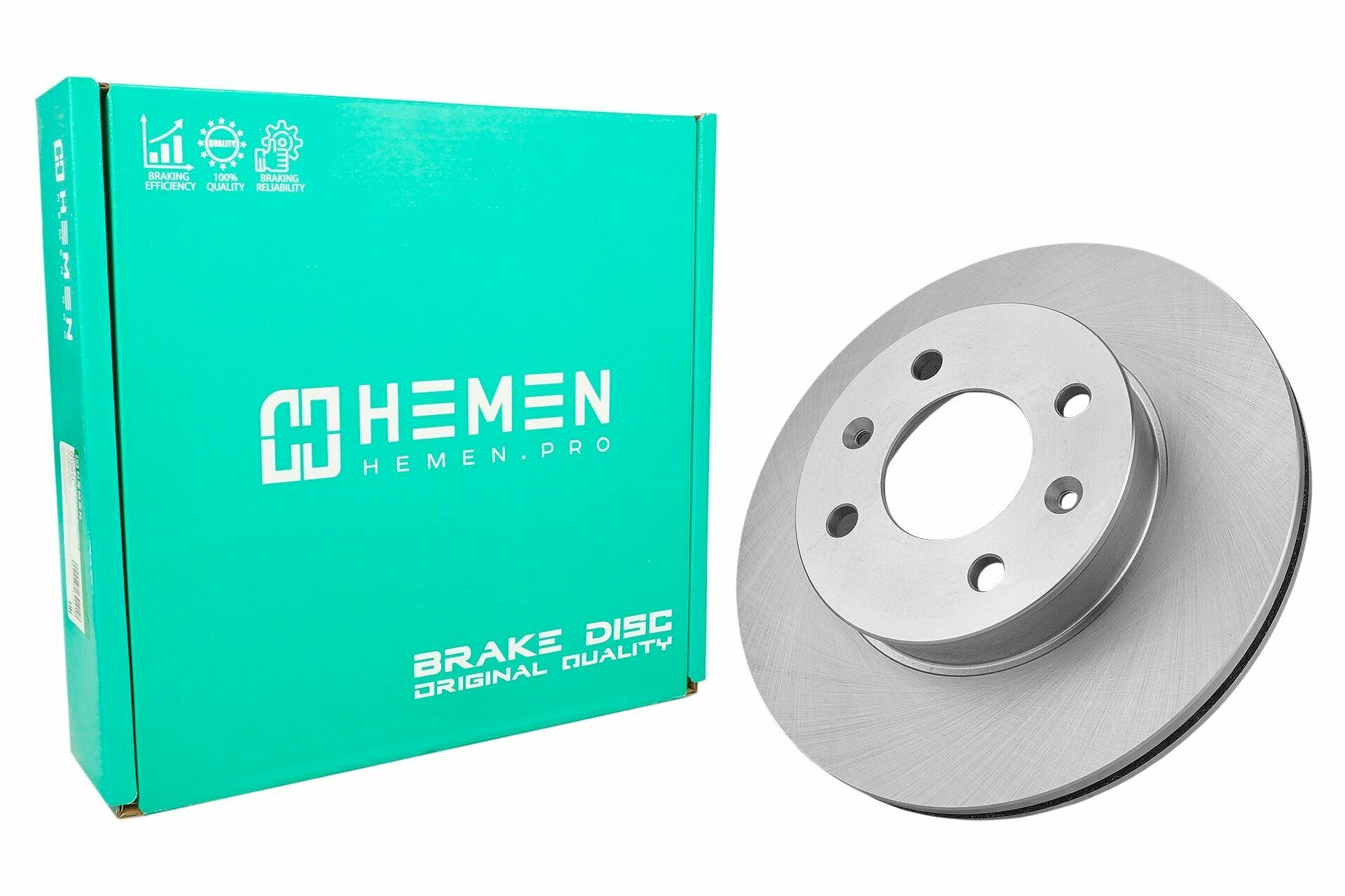 Диск тормозной передний 02-, без ABS, диам. 241 мм (HTS107)