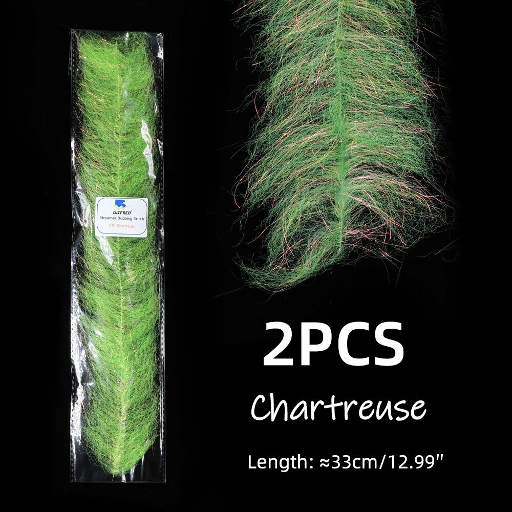 2шт. кисти для мушек Chartreuse, 33см