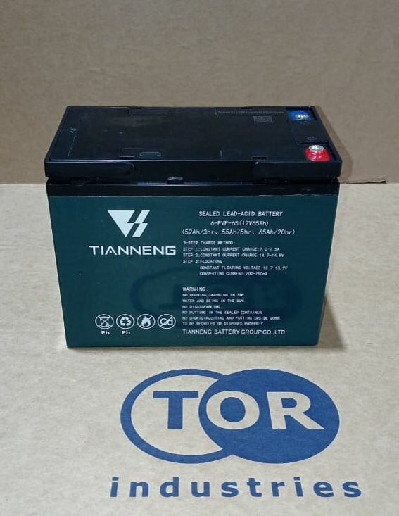 Аккумулятор свинцово-кислотный герм. (GEL) 12В/65Ач (20Hr) 223х135х177 для тележек WPT15-2