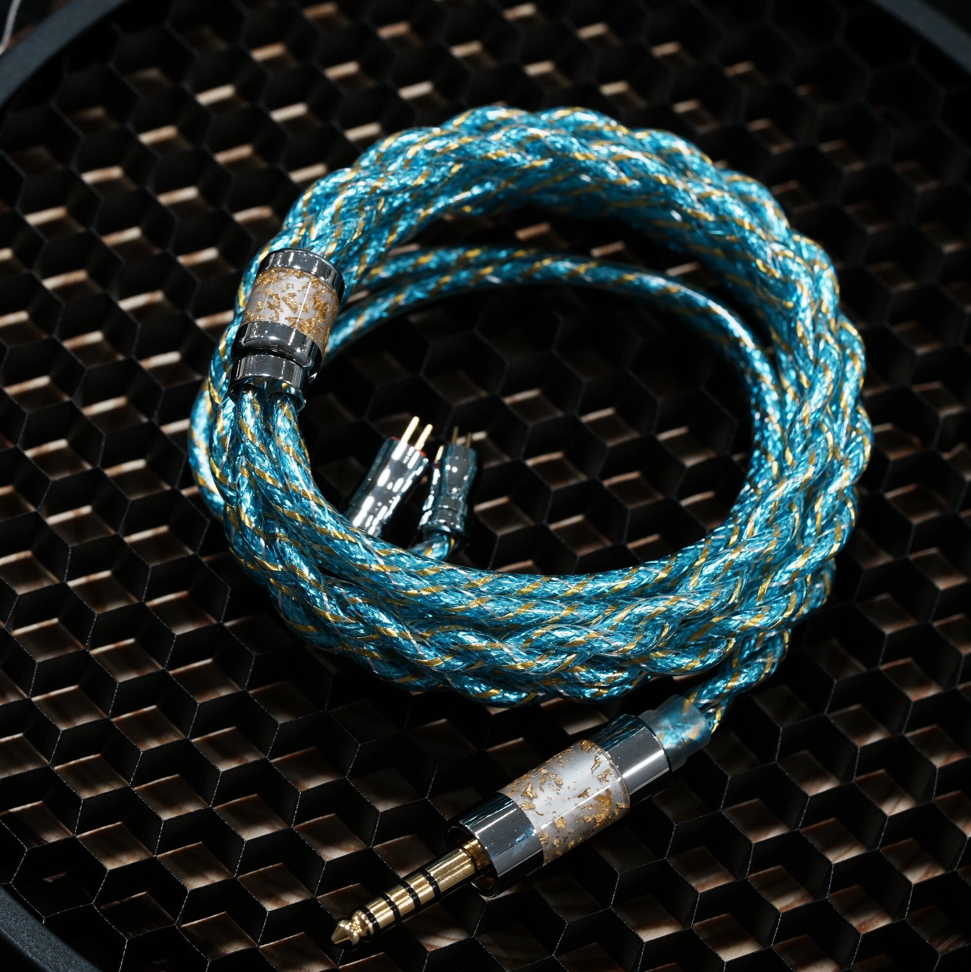 IvipQ Нулевая степень аудиокабель для наушников 4.4mm 0.78-2pin