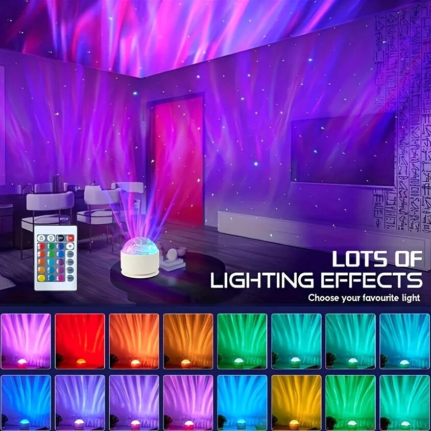 LED ночник Aurora, проектор звездного неба