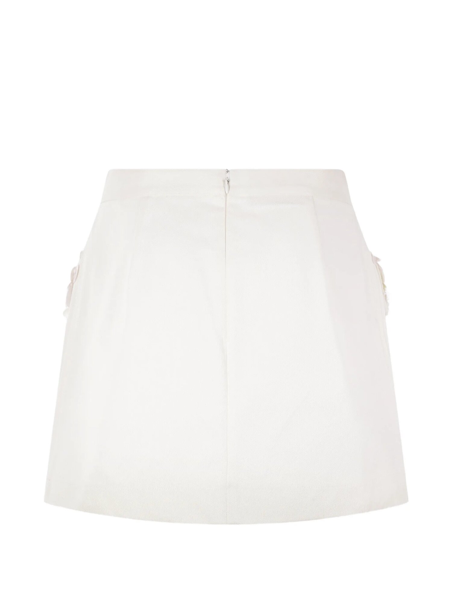 Юбка PLAN C Pocket mini skirt, размер 40, white — фото 1