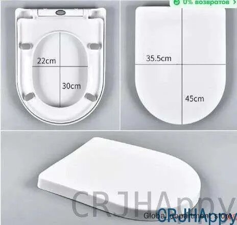 Крышка для унитаза с микролифтом, универсальное V-образное, О-образное, U-образное квадратное сиденье для унитаза M&M