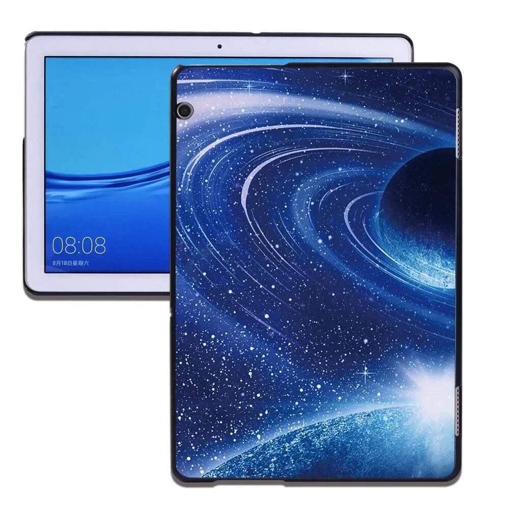 Для Huawei MediaPad M5 10,8 "/M5 Lite 10,1 "/M5 Lite 8/T5 10 10,1 "/T3 10 9,6"/T3 8,0 "чехол для планшета с принтом звездного неба защитный чехол