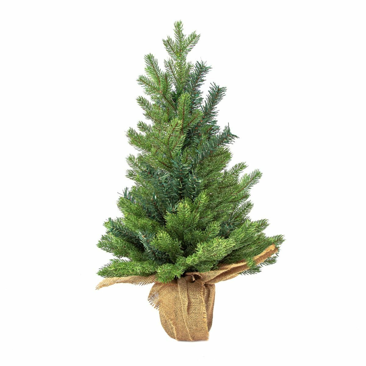 Ель новогодняя искусственная литая пушистая на металлической напольной подставке, мягкие иголки елки из литой хвои и пвх, для праздника, рождественская, имитация под настоящую, ствольная 75 см