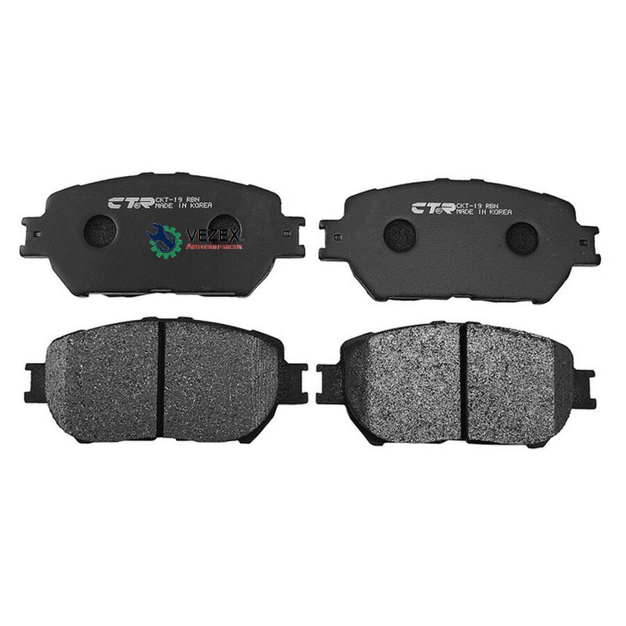 CTR GK1033 Колодки тормозные, передние (Старый CKT19)