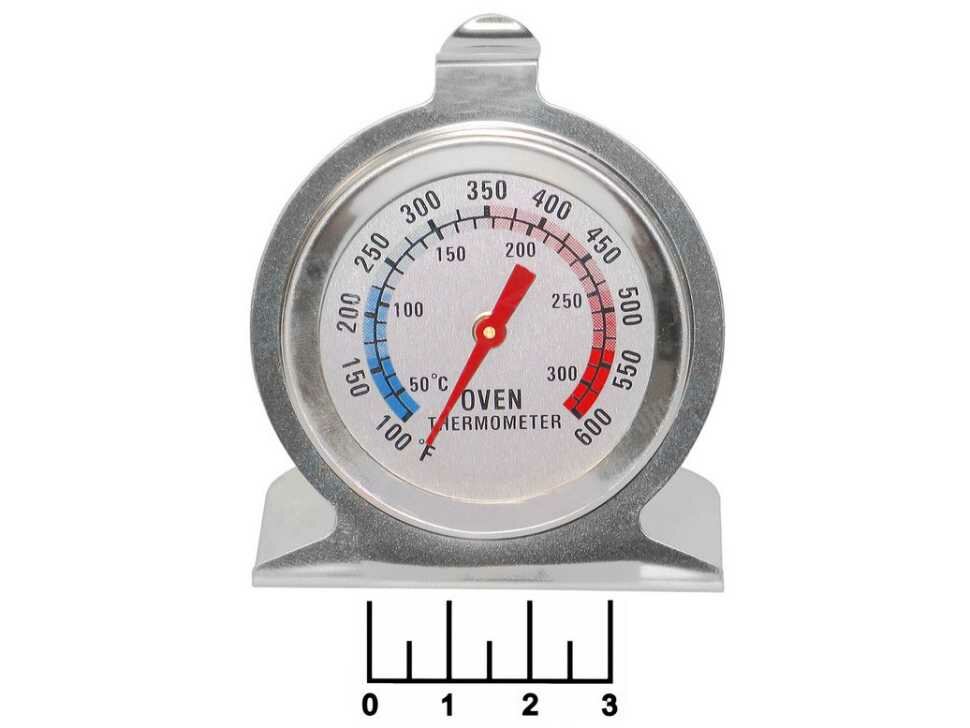 Термометр биметаллический стрелочный (+50.+300C) KU-001/J-3 (H0390)