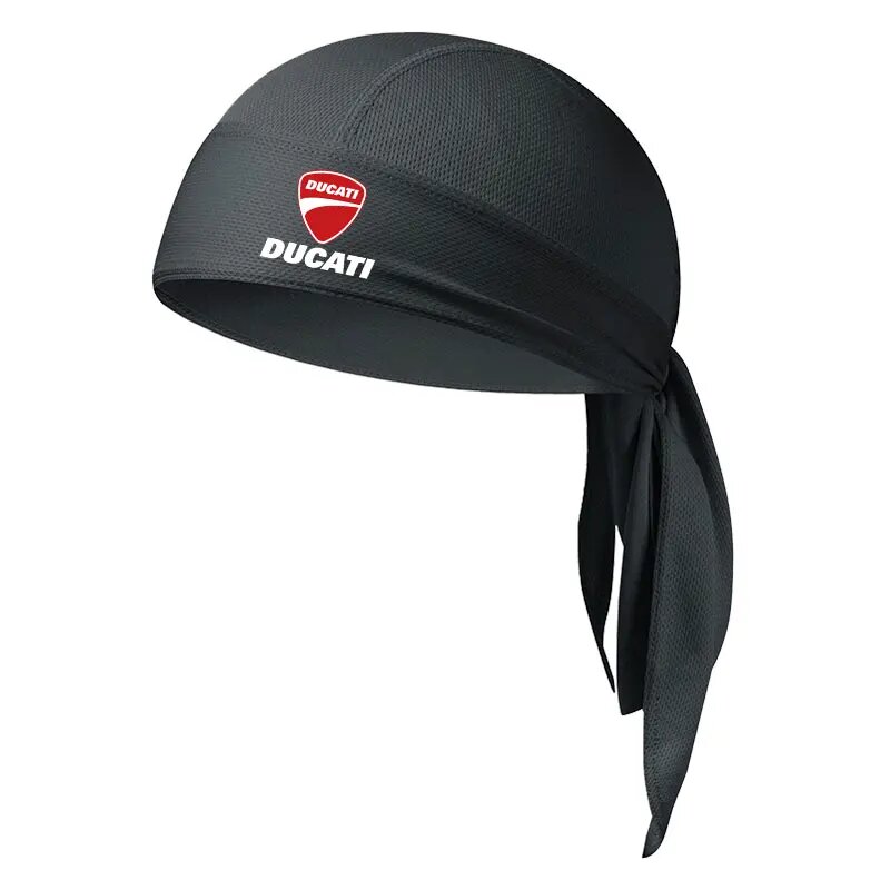 Мотоциклетная быстросохнущая повязка на голову, шарф, летняя мужская бандана для бега, платок, походная шапка-балаклава для бега для Ducati