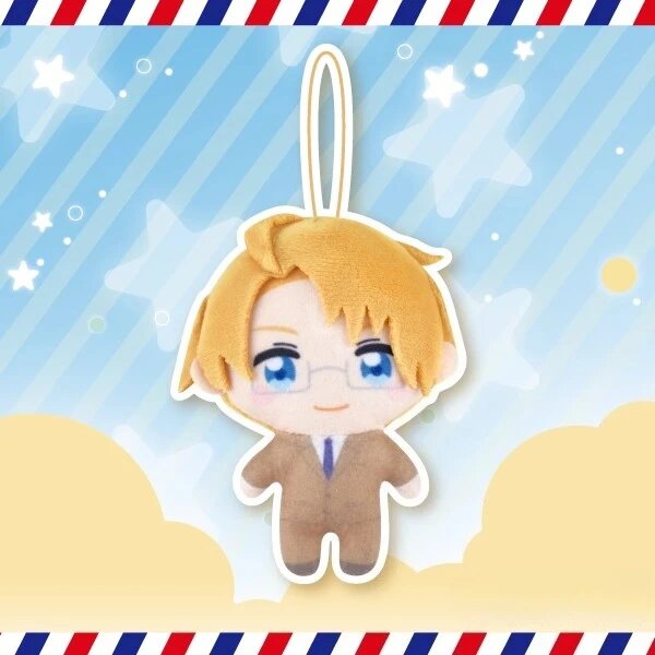 Мини-плюшевая кукла Hetalia Alfred F. Jones 8 см Bandai