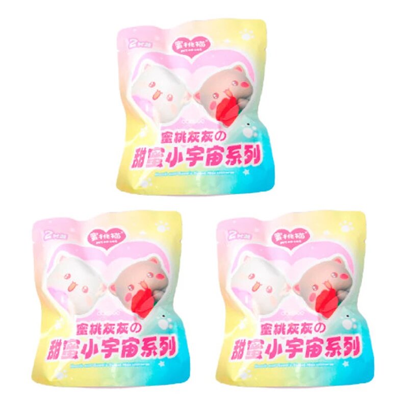 Коллекционные фигурки DODOWO Mitao Cat, 3шт, цвет: Random bag