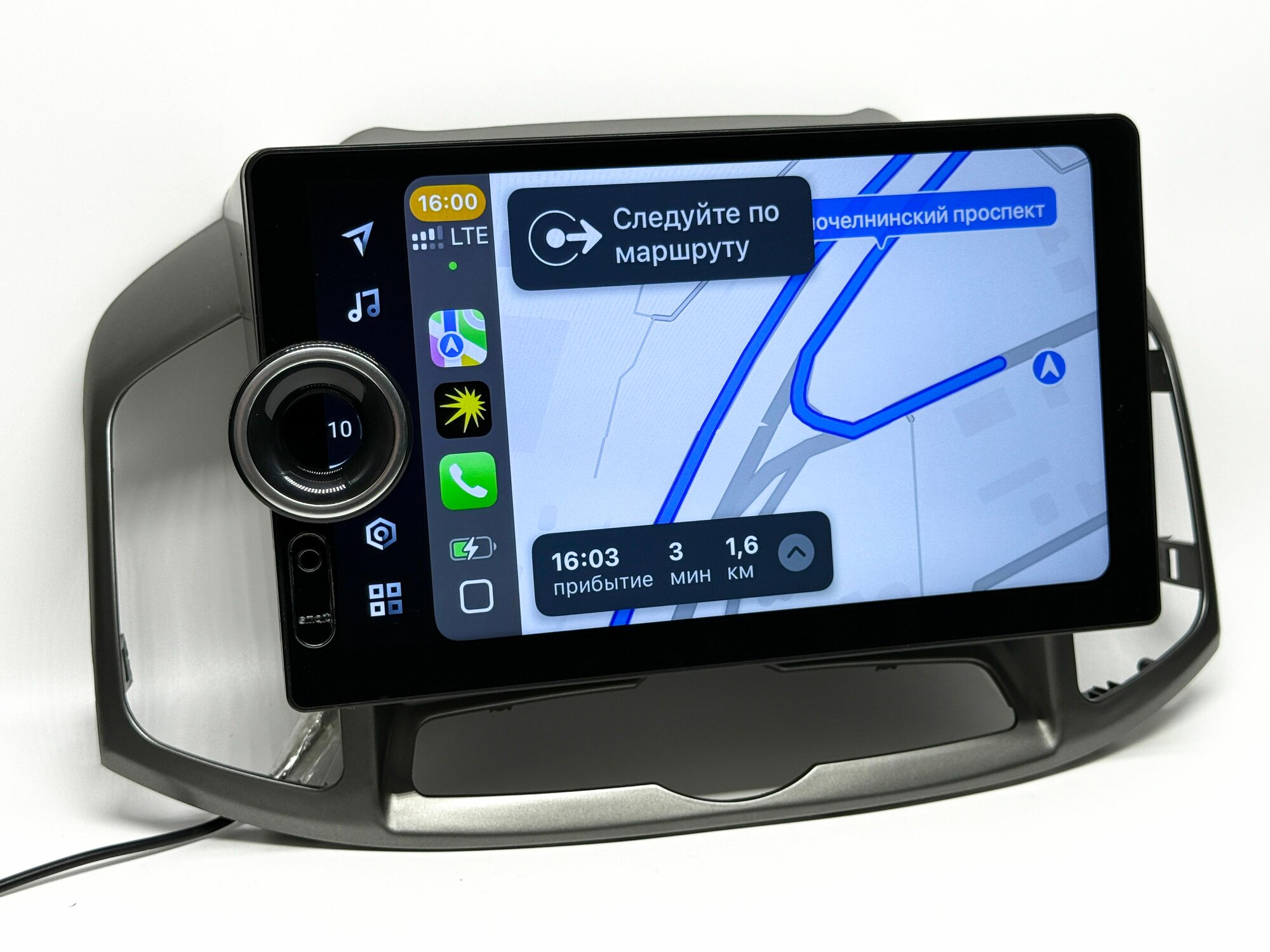 Магнитола 8-core 4/64 ГБ Chevrolet Captiva 2011-2015 вместо бк RGB-подсветкой и крутилкой