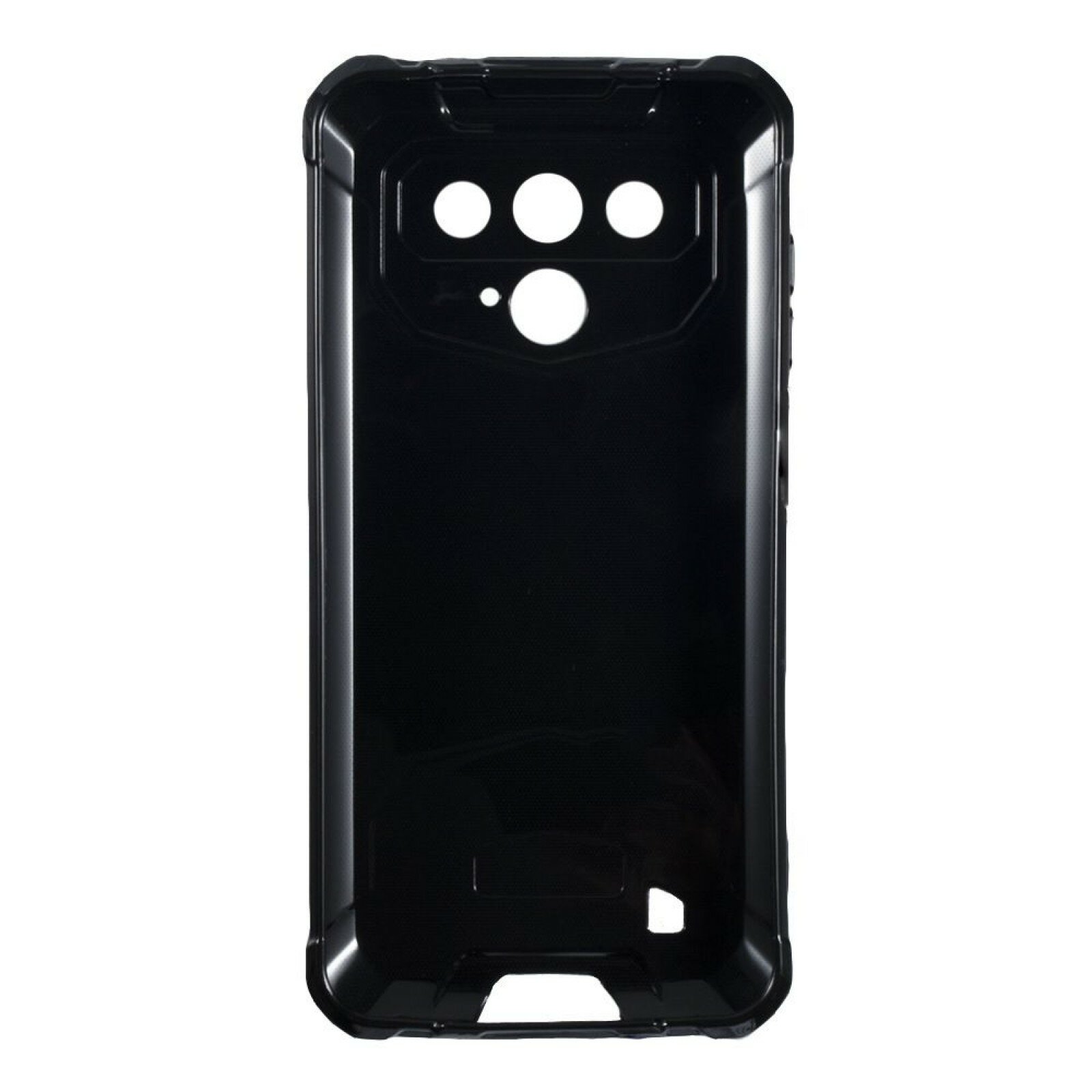 Противоударный чехол MyPads для Hotwav T5 Pro из мягкого TPU, кобура, черный