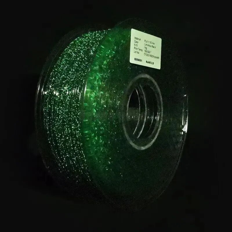 Светящийся PLA, расходные материалы для 3D-печати, 1,75 мм, Сияющее звездное небо