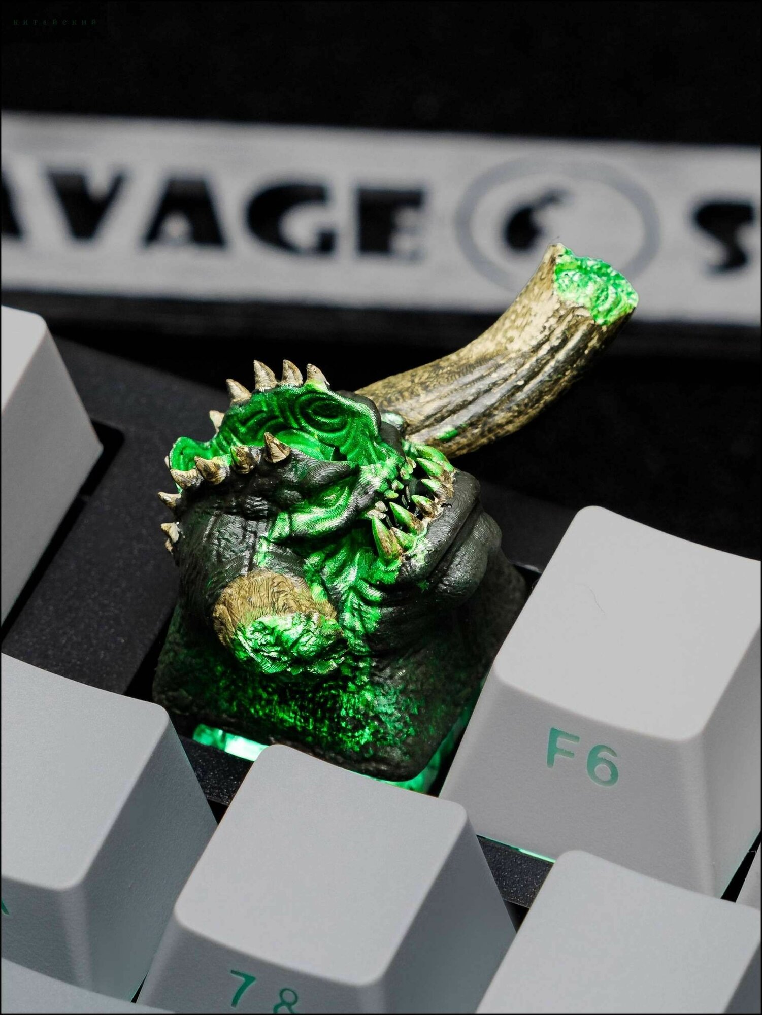Механические колпачки для клавиатуры - Ice Dragon, World of Warcraft Artisan WOW Keycap Esc, смола, клей