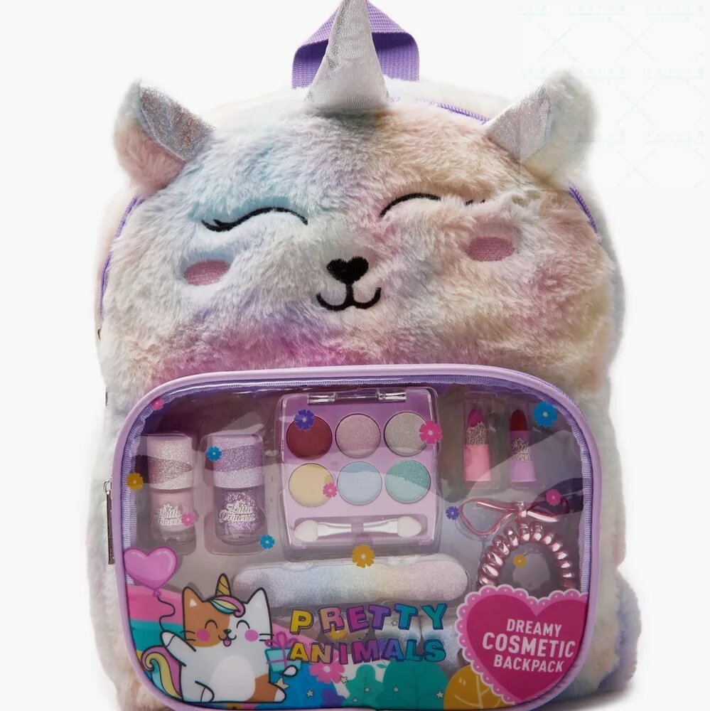 Набор детской косметики Pretty Animals Dreamy Cosmetic Backpack Единорог с лаком для ногтей, блеском, тенями