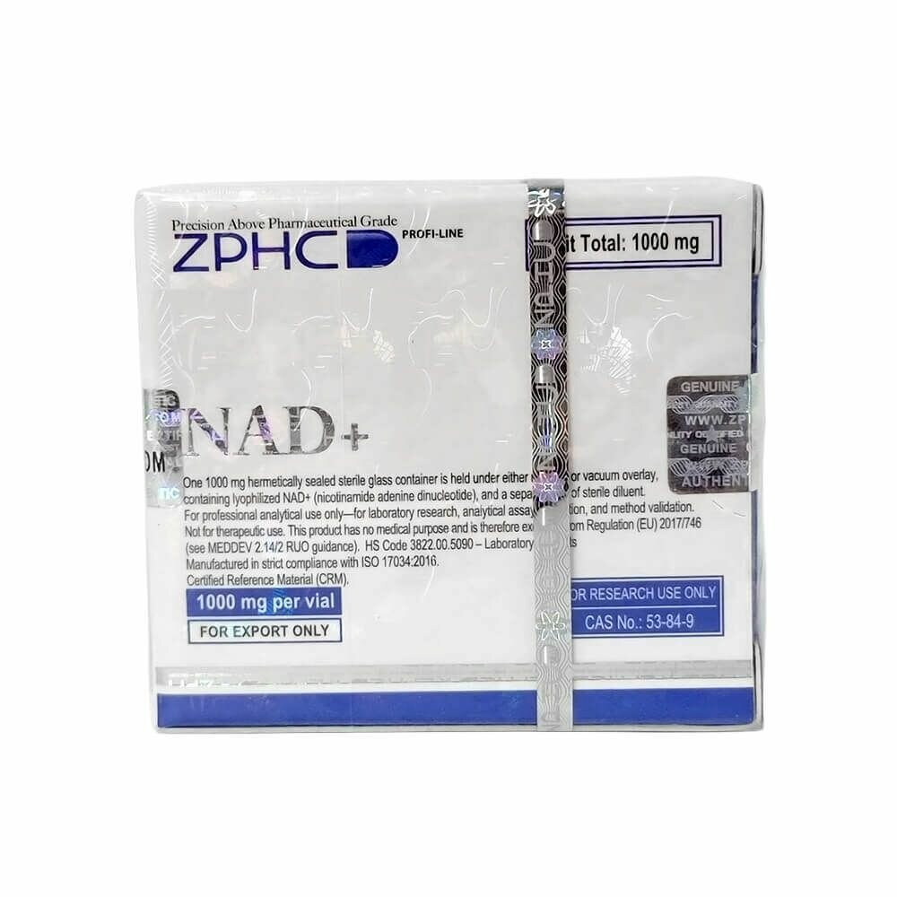 Лиофилизированный порошок + бактериостатическая вода ZPHC Nad+ 1000MG Lyophilized Powder + Bacteriostatic Water