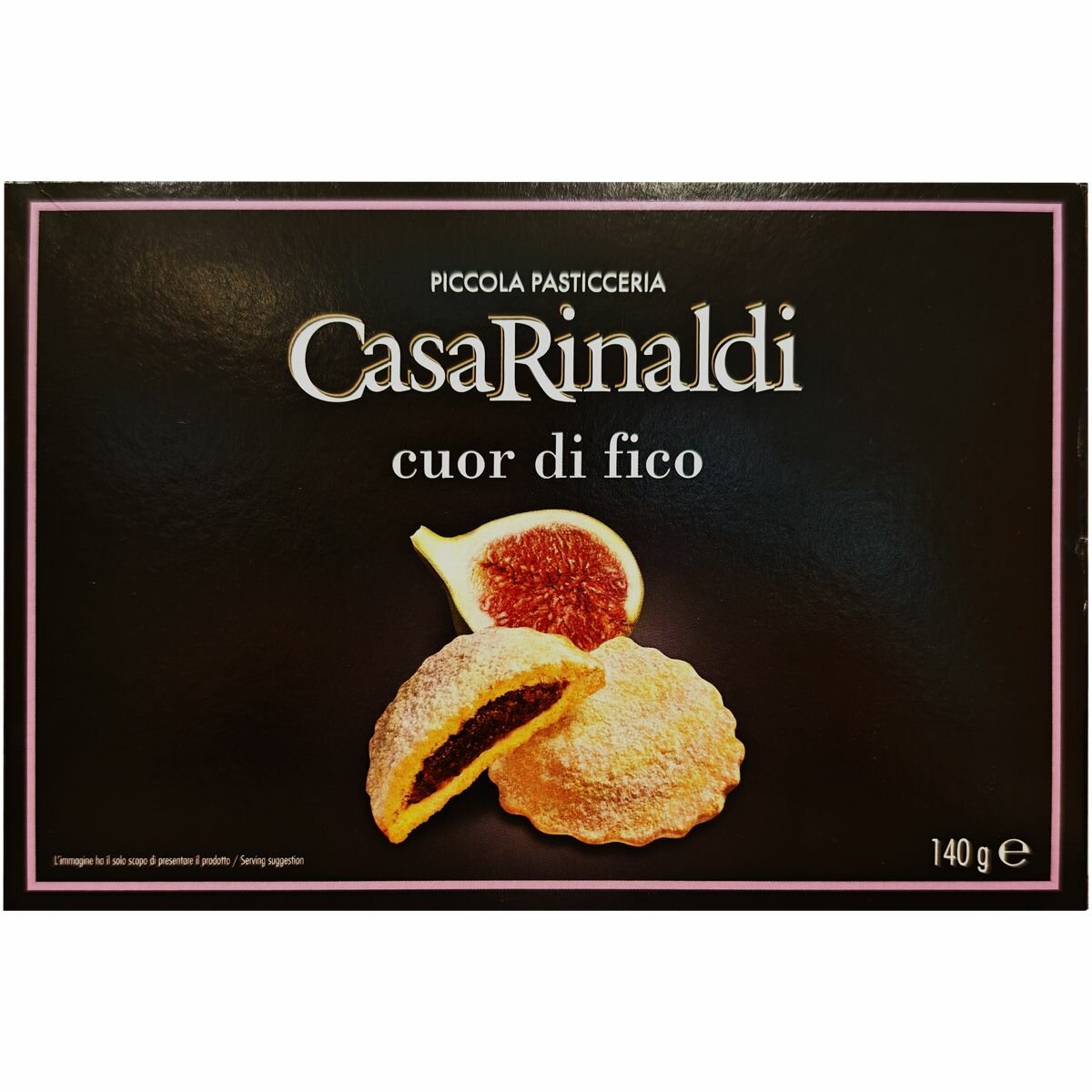 Печенье CASA RINALDI Куор ди Фико с пюре из инжира /картон/ 140г