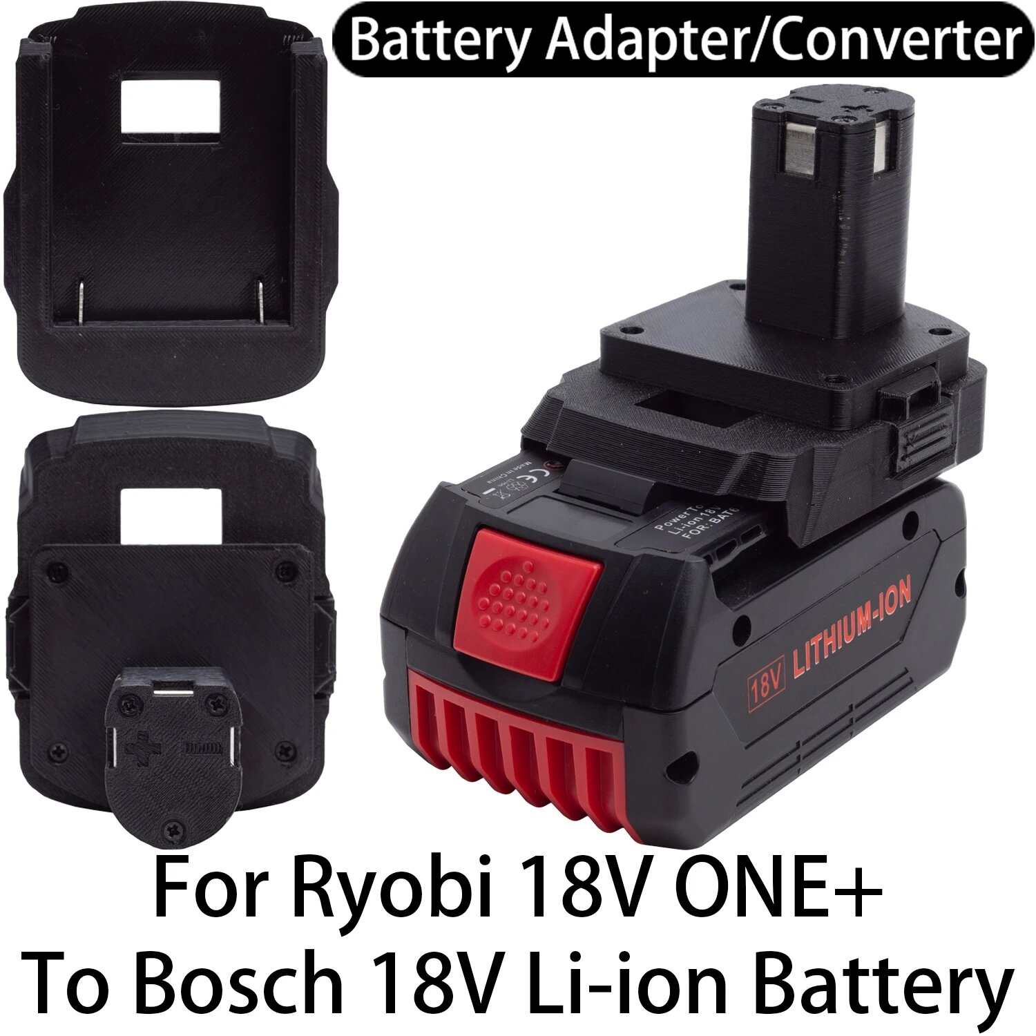 Адаптер Ryobi ONE+ к аккумулятору Bosch 18 В